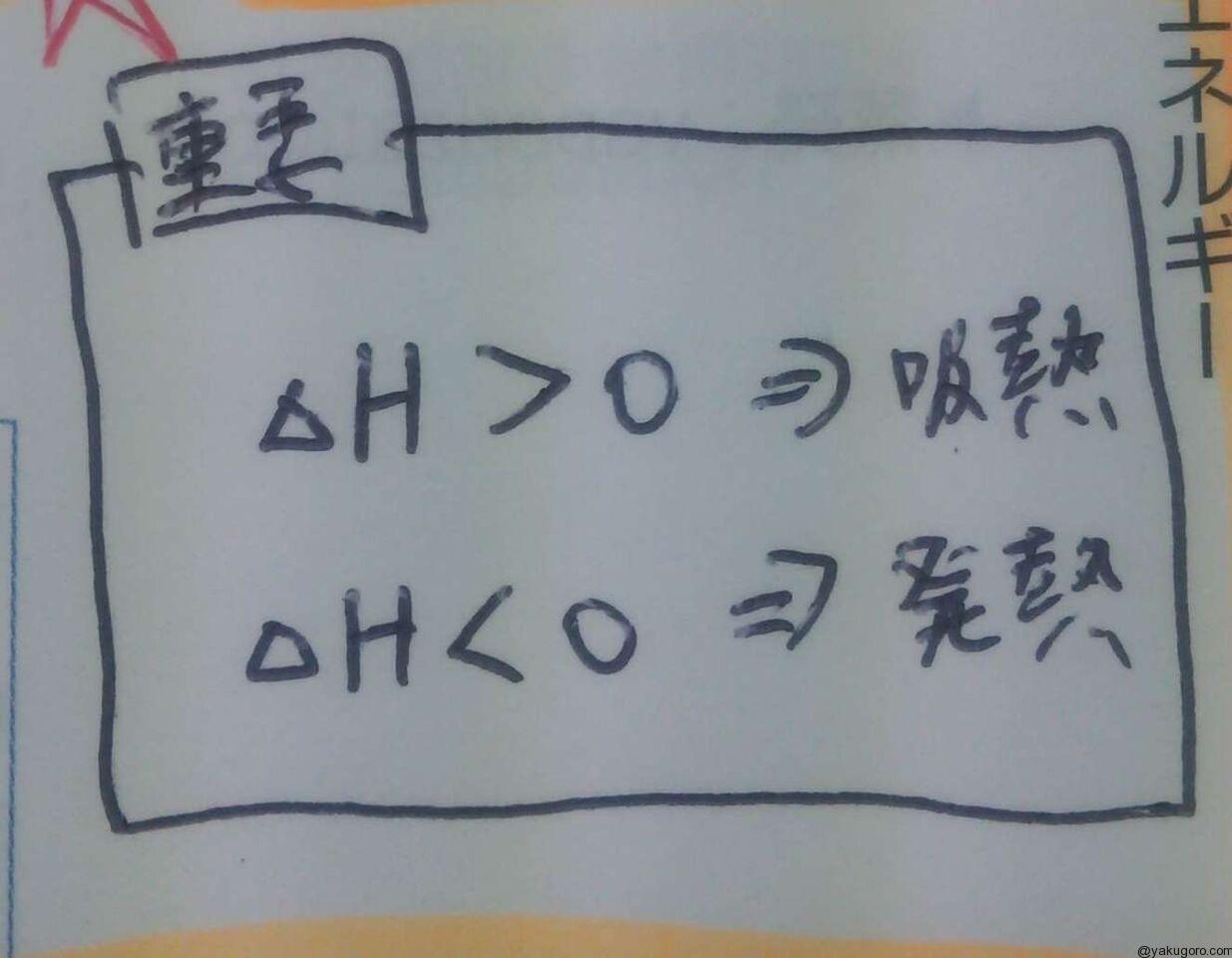 エンタルピー（h）の特徴、まとめ 薬ゴロ（薬学生の国試就活サイト）